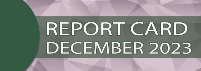 Report Card for the month of December 2023